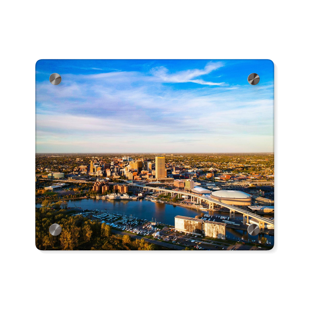 Buffalo Waterfront - Acrylic Wall Art Panels – Buffalo Apparel Company
